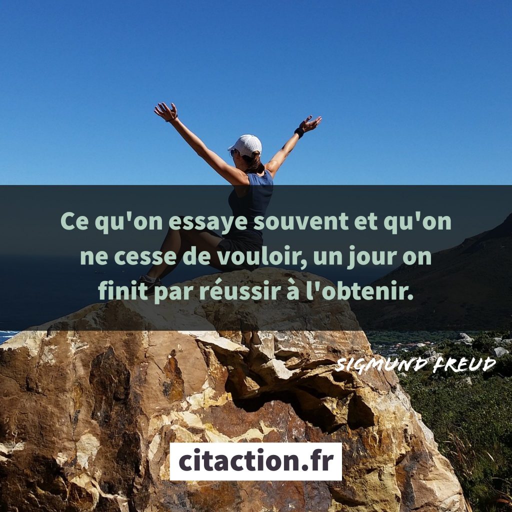 Ce qu'on essaye souvent et qu'on ne cesse de vouloir, un jour on finit ...